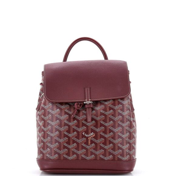 Goyard | Bags | Goyard Alpin Backpack Coated Canvas Mini Red | Poshmark